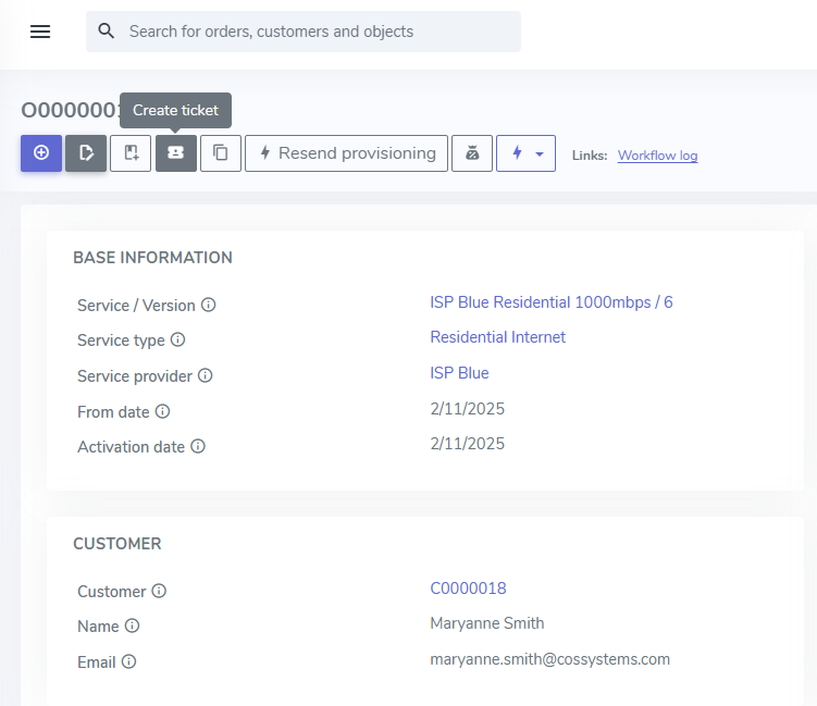 How to Create a Ticket as a Service Provider
