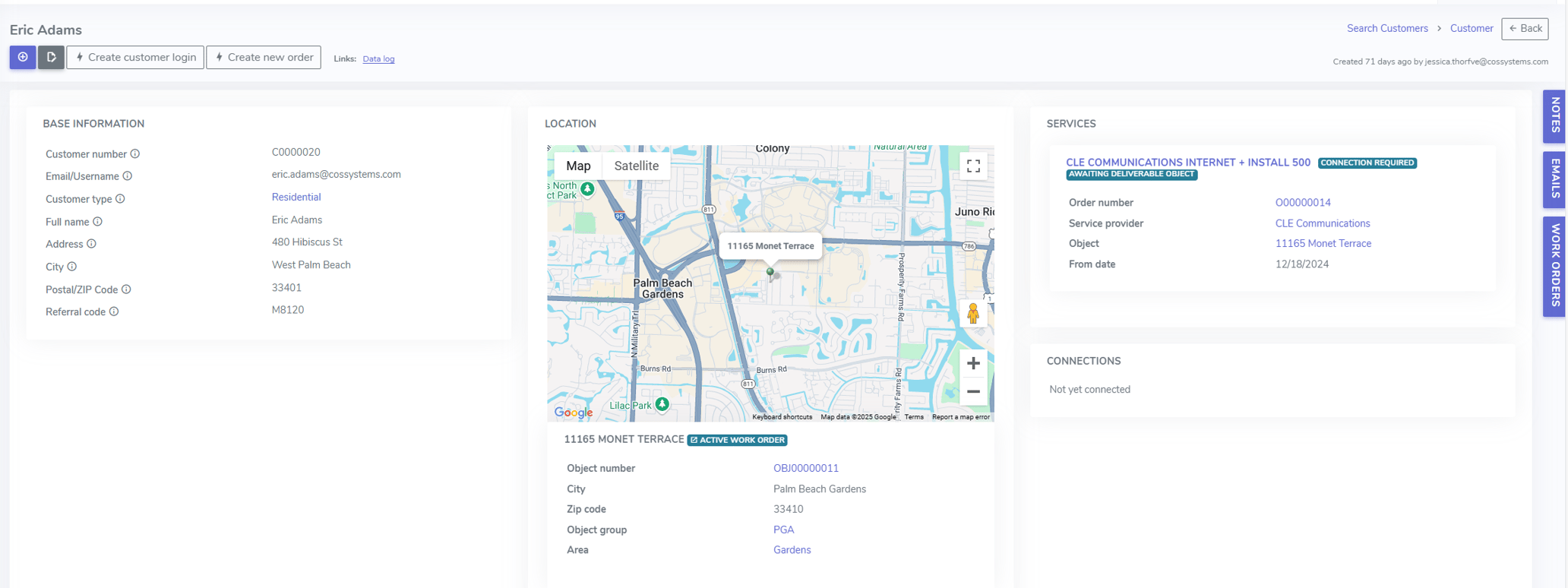 An Overview of the Customer Page