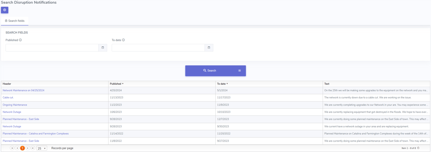 How to Create a Disruption Notification