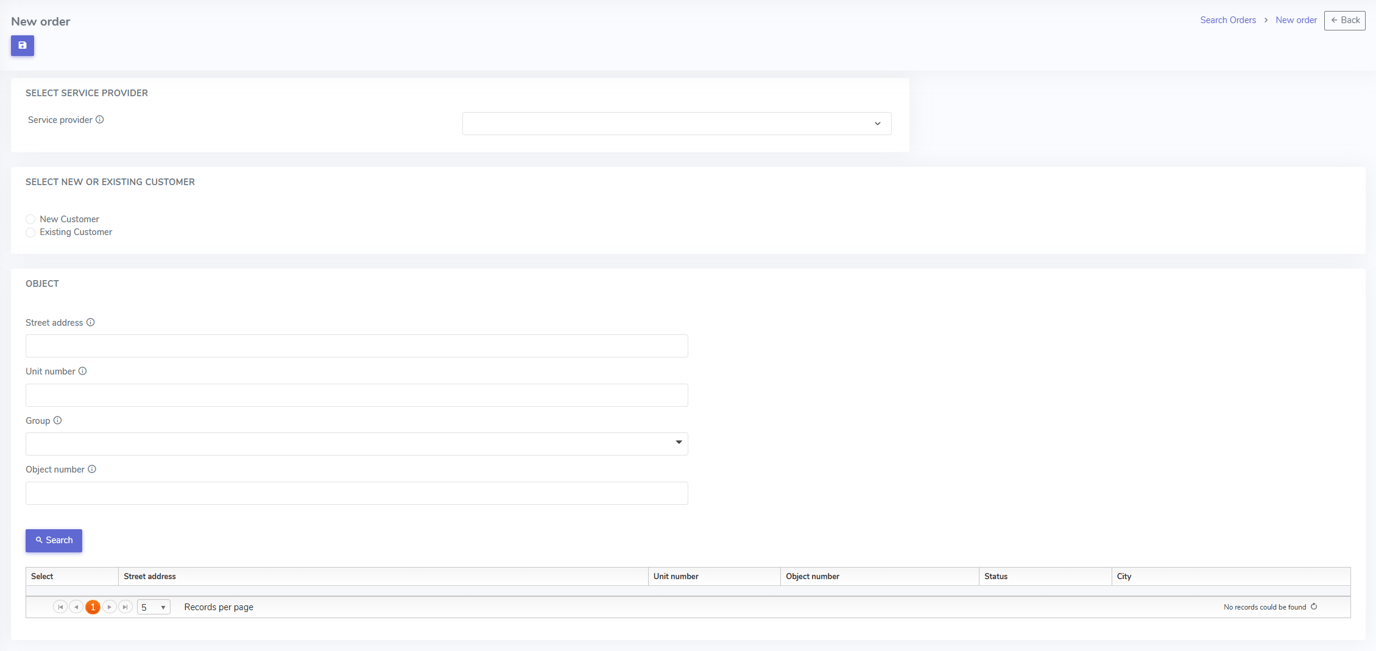 How to Create an Order