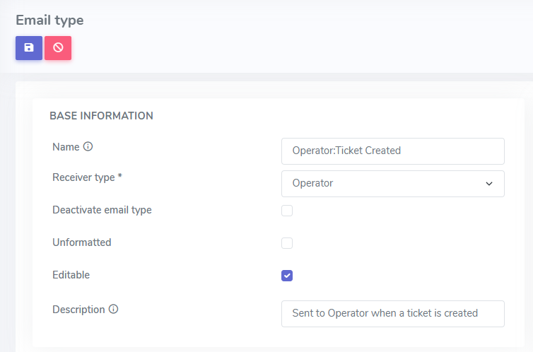 How to Change the Ticket Notification Receiver