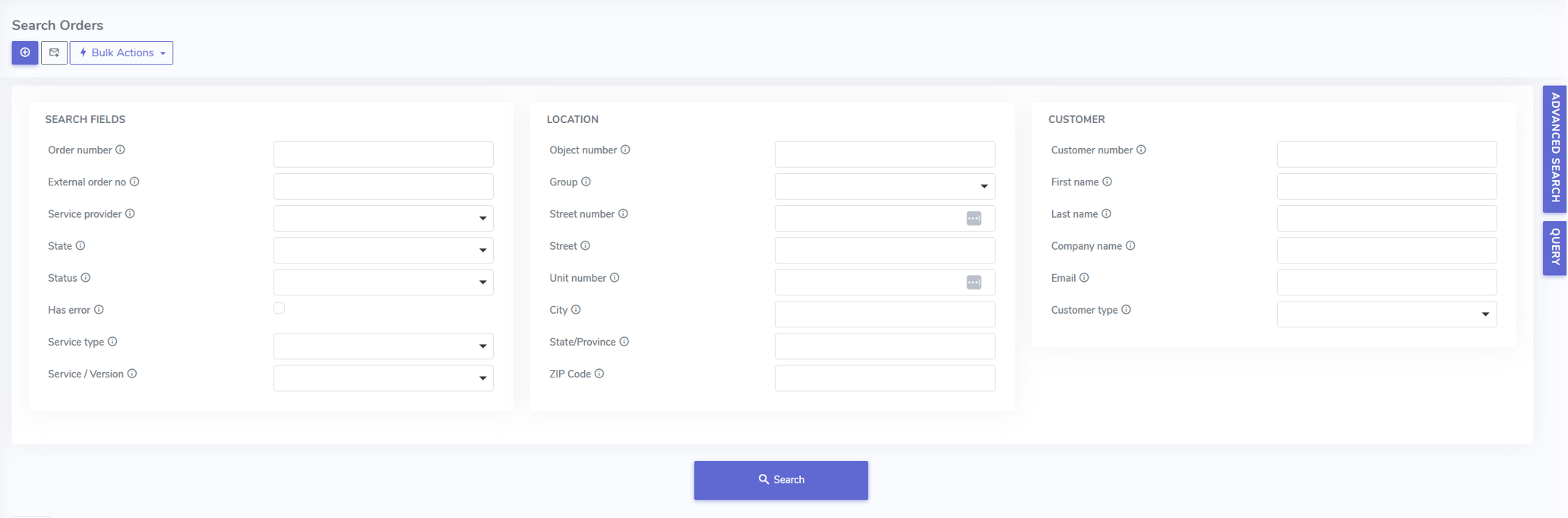 An Overview on the Orders Page in Business Engine