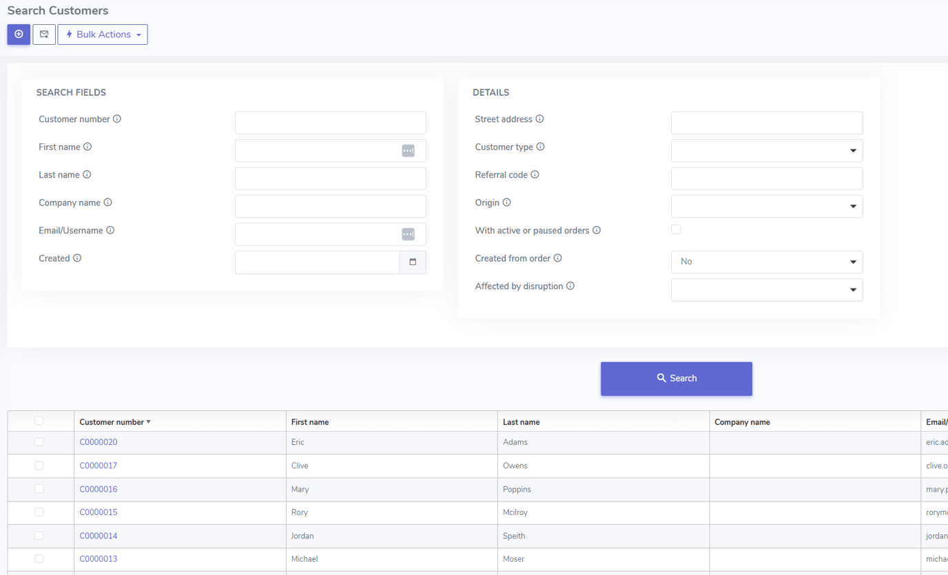 An Overview of the Customer Page