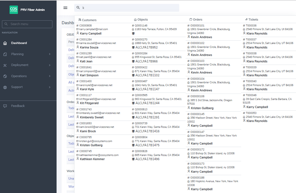 How to search in Business Engine - an overview